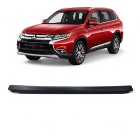 Spoiler Lateral Mitsubishi Outlander 2016 Preto Lado Esquerdo